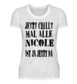 Chillt mal alle - {NAME} ist ja jetzt da | Herren Basic T-Shirt ...