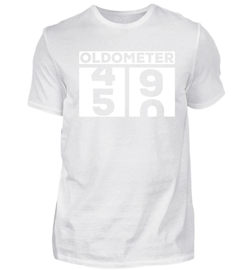 Oldometer 50. Geburtstag Birthday Shirt | Herren Basic T-Shirt ...