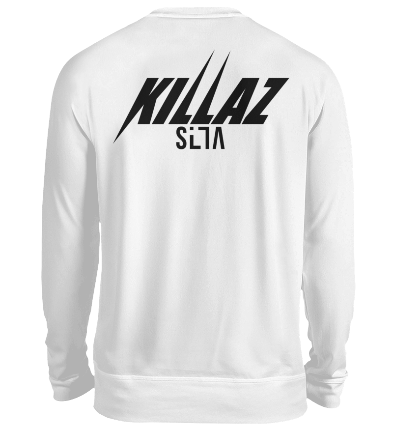Silla Killaz JKI Pullover White | Unisex Sweatshirt - Shirtee.de ...
