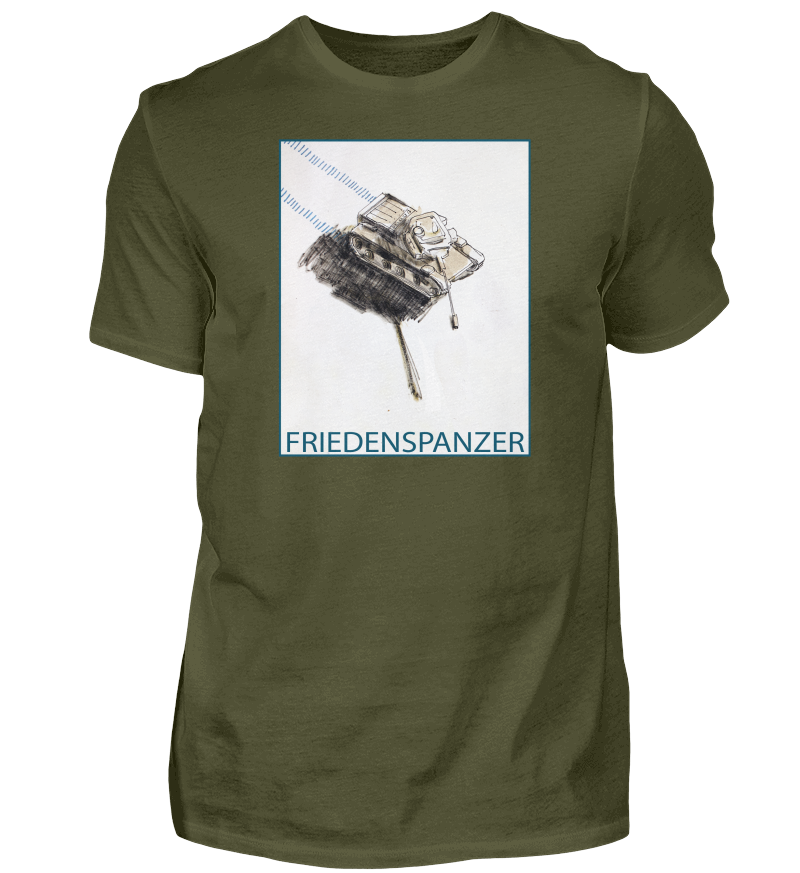Friedenspanzer | Herren Basic T-Shirt - Shirtee.de / Online Custom T ...